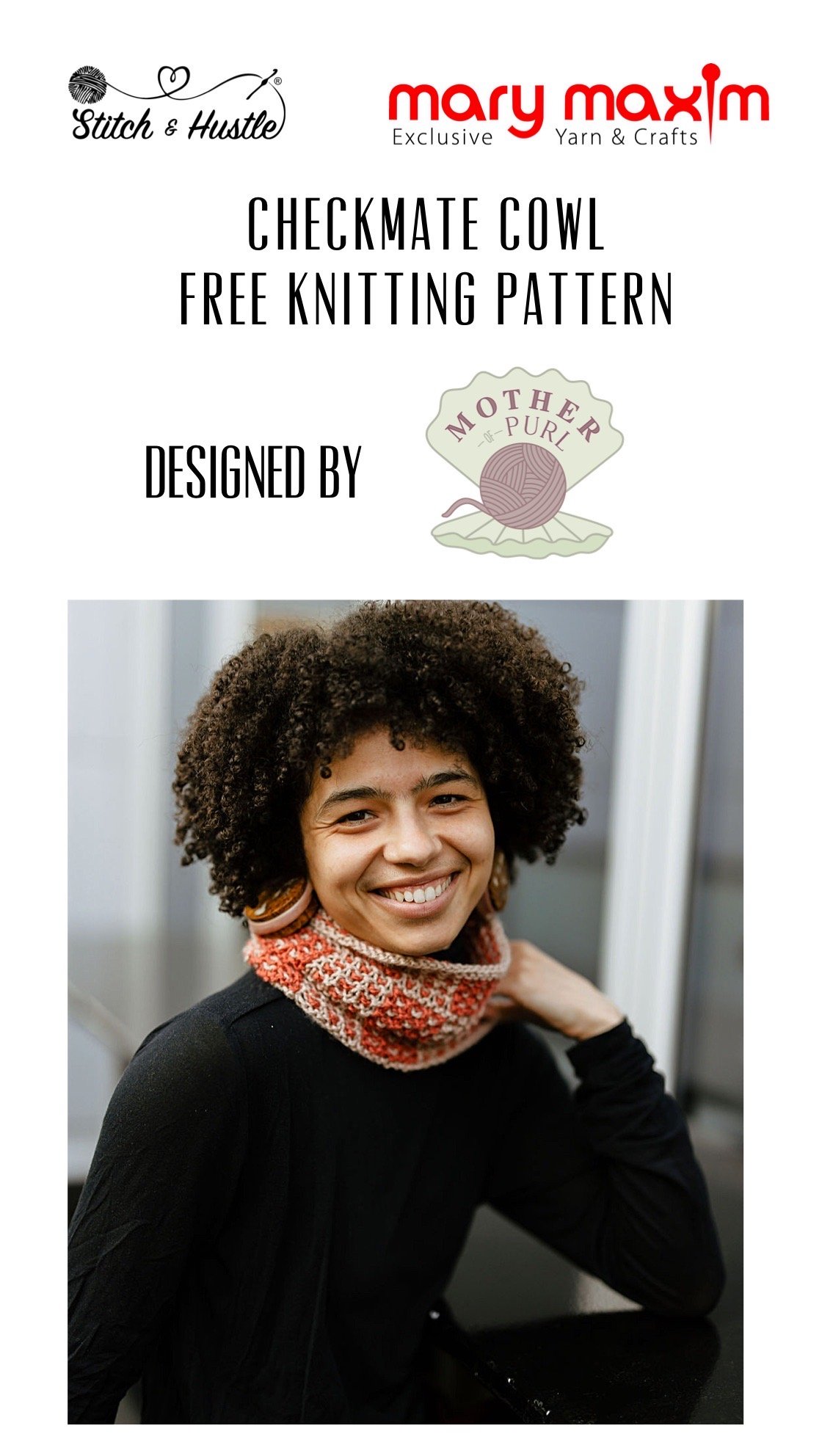 Checkmate Cowl - Free Knitting Pattern — Stitch & Hustle