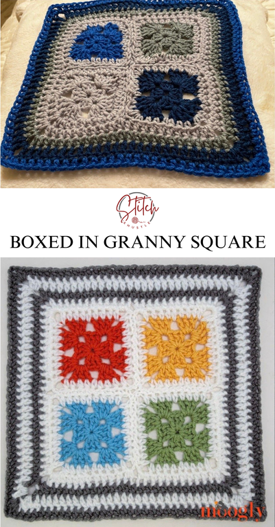 Boxed In Granny Square Free Crochet Pattern for 2022 Moogly CAL ...