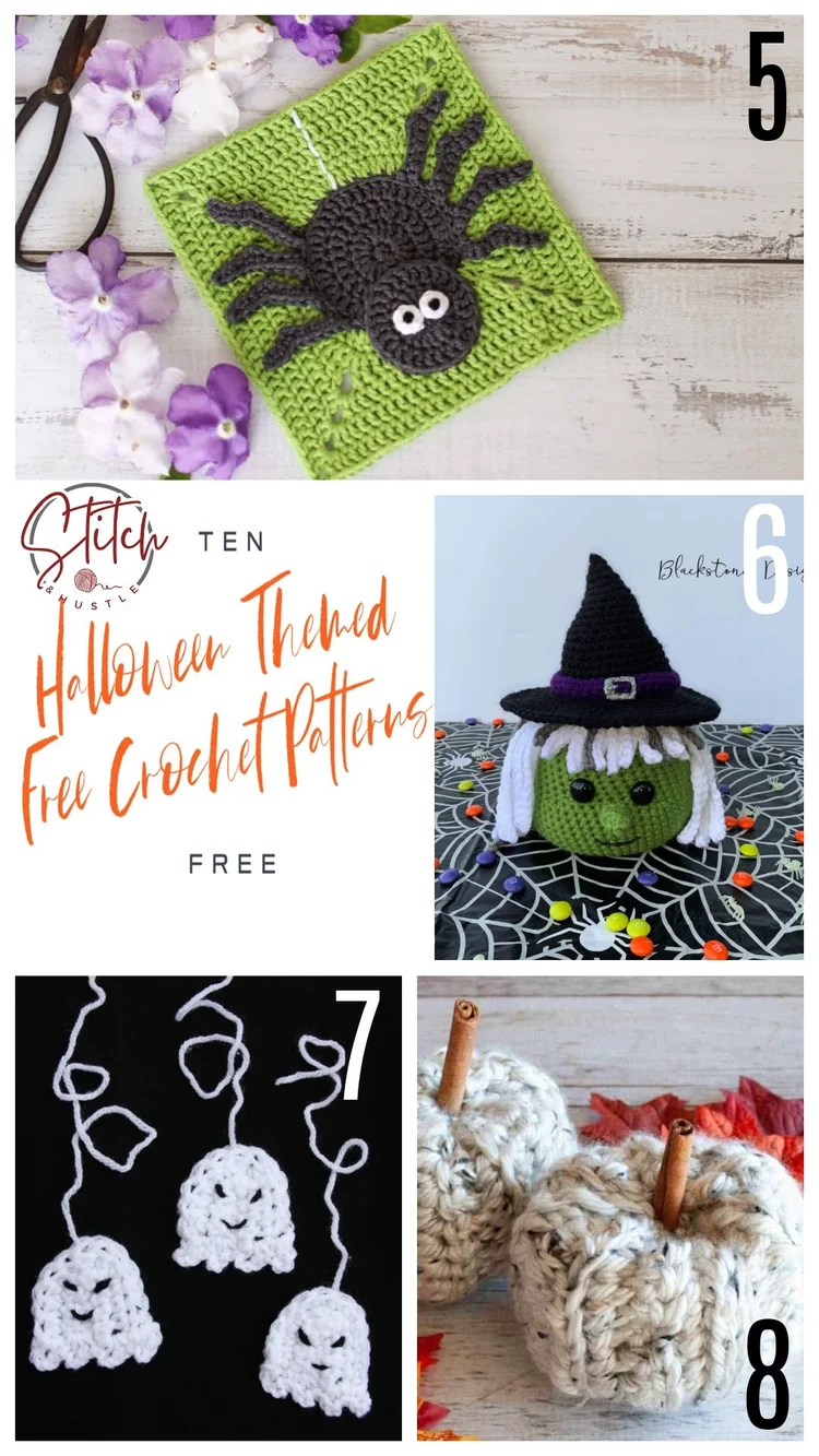 10 Easy and Quick Halloween Themed Free Crochet Patterns — Stitch & Hustle