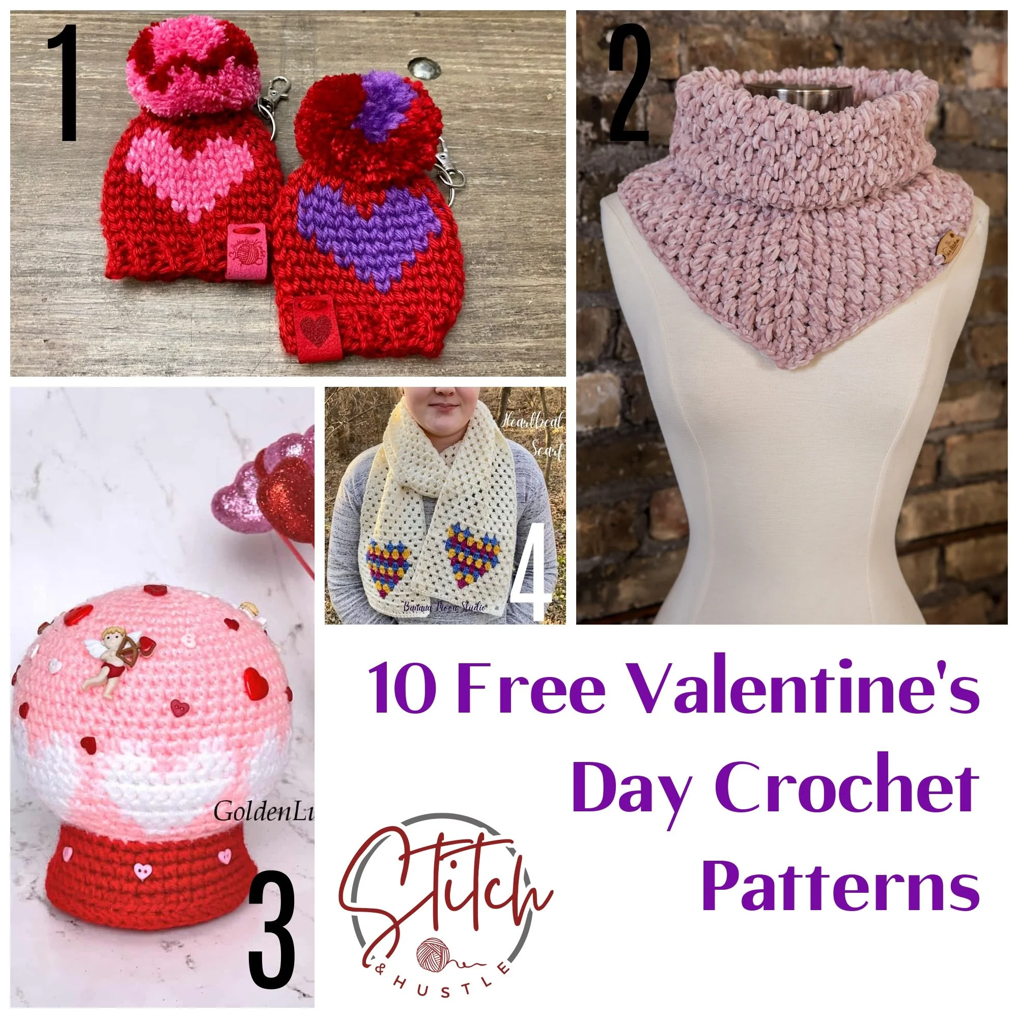 10 Free Lovely Crochet Patterns for Valentine's Day or Any Day — Stitch ...
