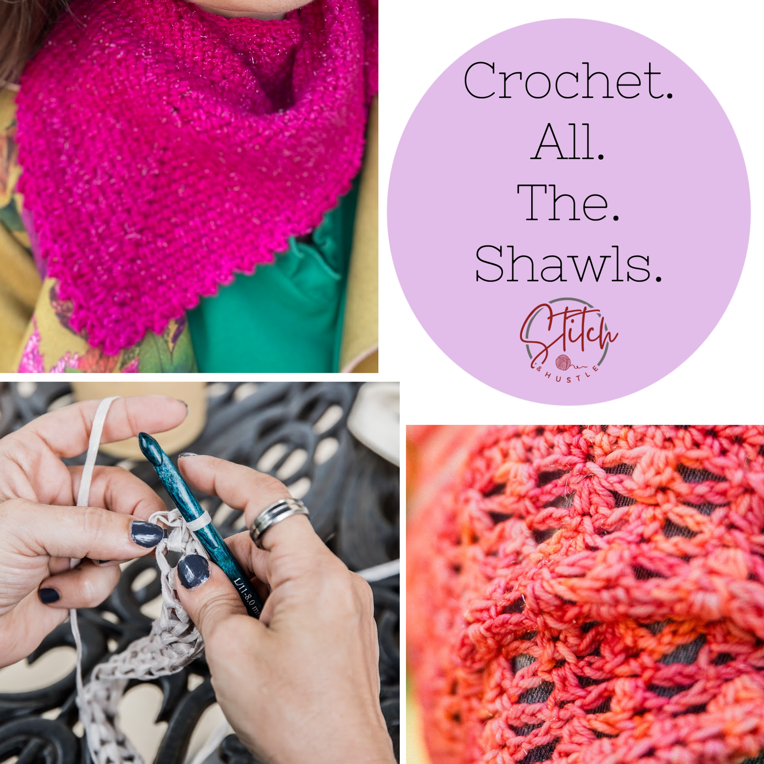 CROCHET. ALL. THE. SHAWLS: The Ultimate Guide to Crochet Shawl Shapes ...