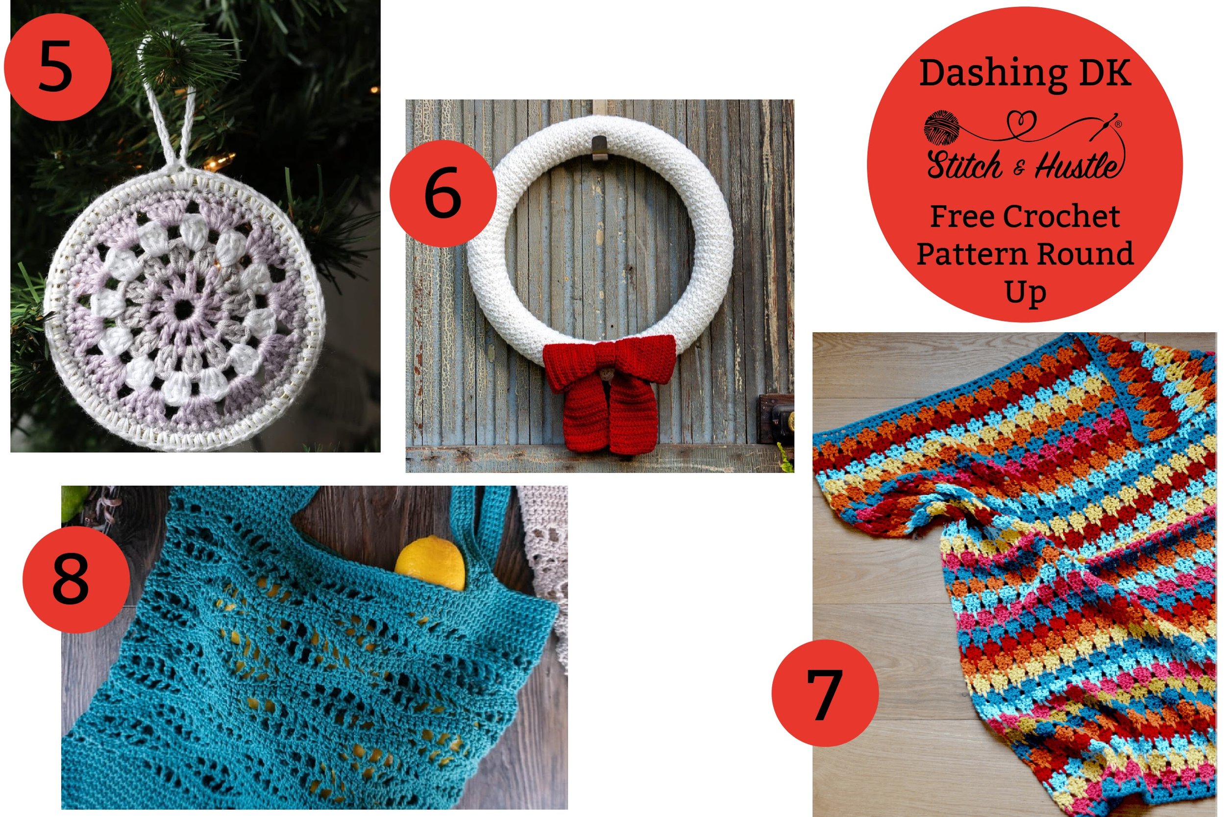 Dashing DK: 12 Free Crochet Patterns Round Up — Stitch & Hustle