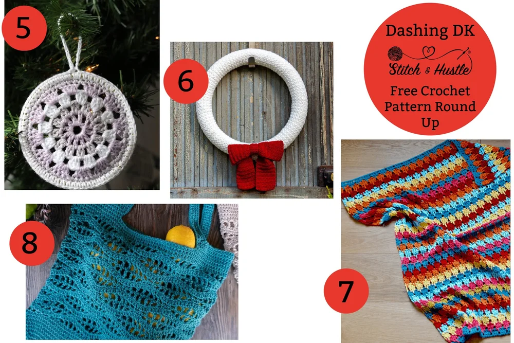 Dashing DK: 12 Free Crochet Patterns Round Up — Stitch & Hustle