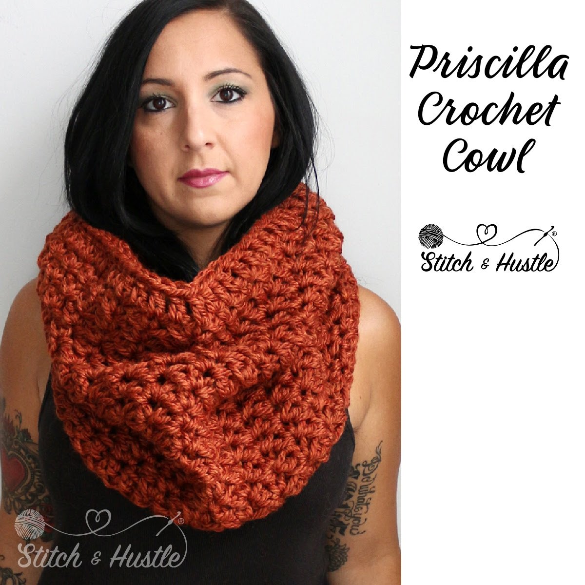 Chunky Priscilla Cowl Free Crochet Pattern — Stitch & Hustle
