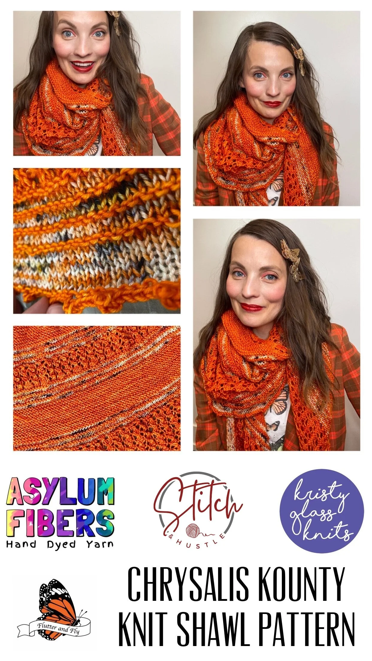 Flutter & Fly Shawl Along Shawl Designs Revealed — Stitch & Hustle