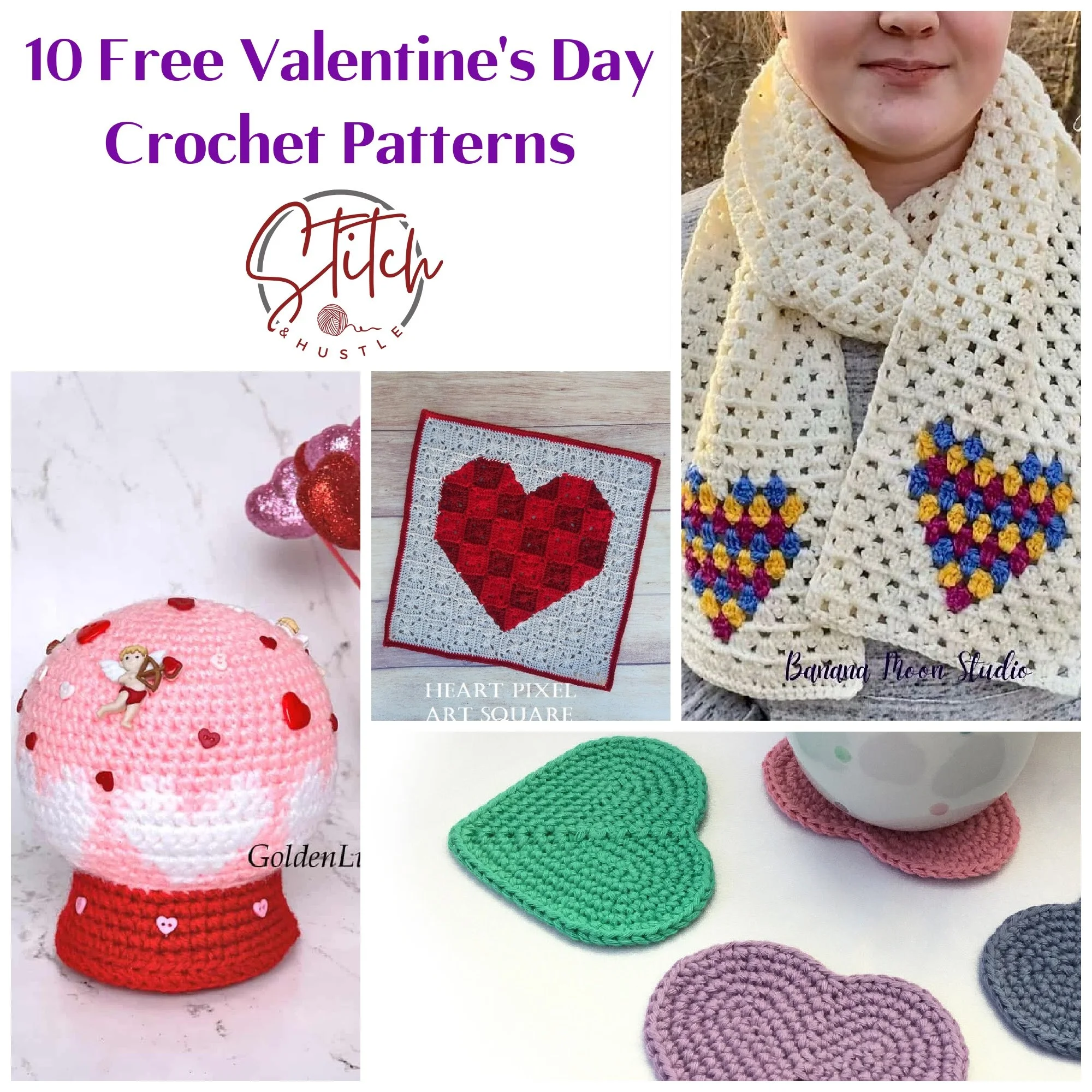 10 Free Lovely Crochet Patterns for Valentine's Day or Any Day — Stitch ...