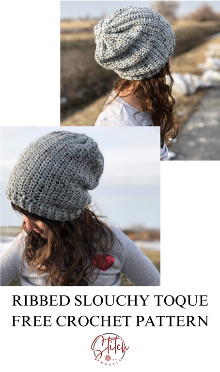 The Tweed Toque Free Crochet Pattern — Stitch & Hustle