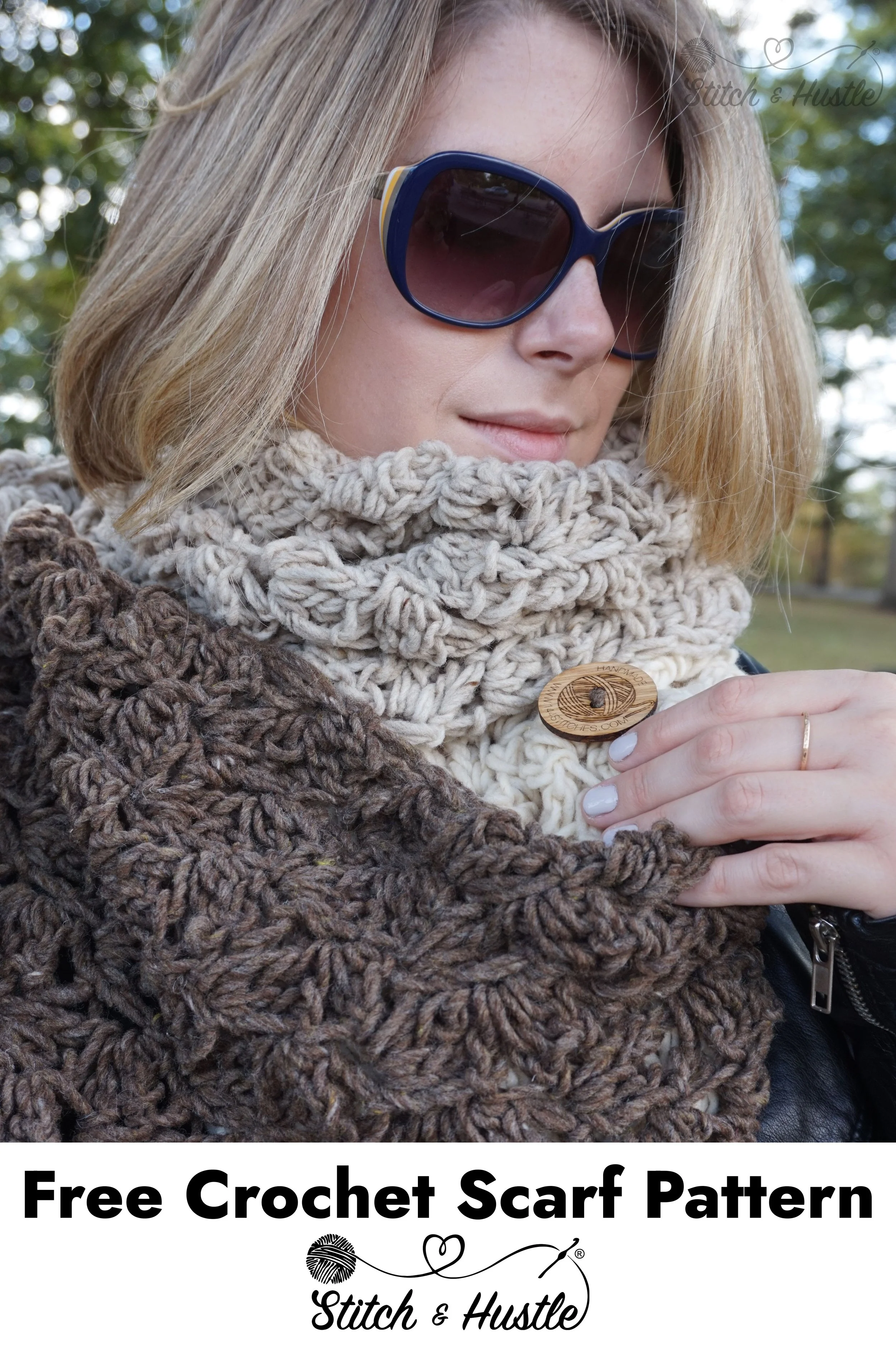 Kensington Brooklyn Tweed Scarf Free Crochet Pattern — Stitch & Hustle