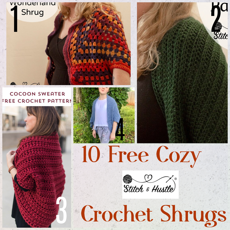 Cozy Crochet Shrugs Free Crochet Pattern Round Up — Stitch & Hustle