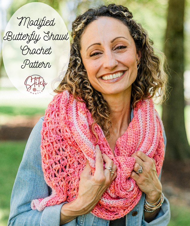 Modified Butterfly Shawl - Free Crochet Pattern — Stitch & Hustle