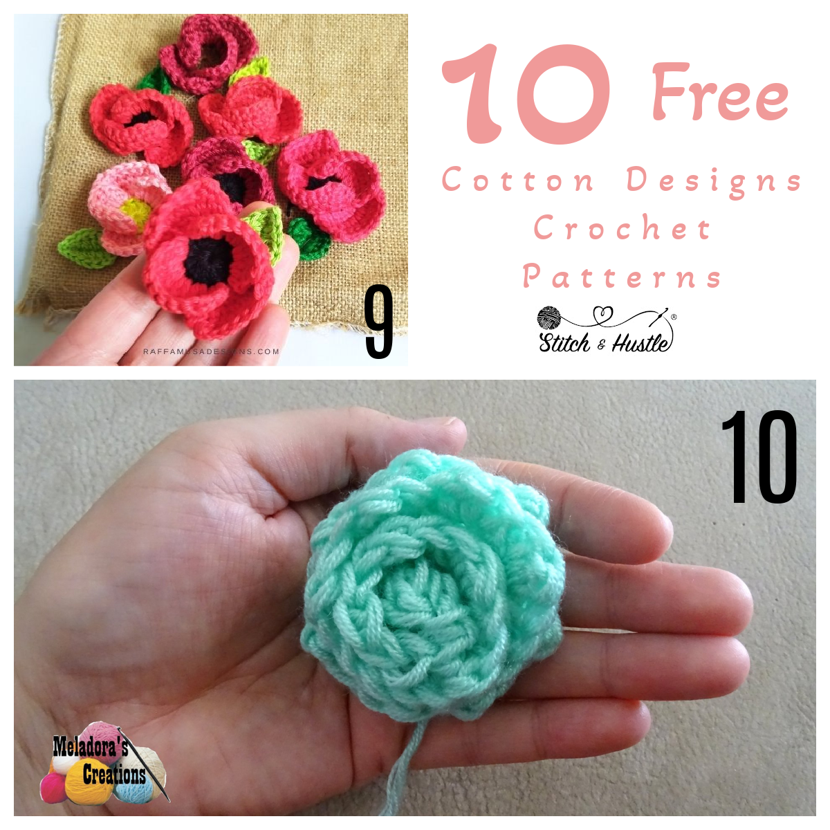 Flower Power Free Crochet Patterns Round Up — Stitch & Hustle