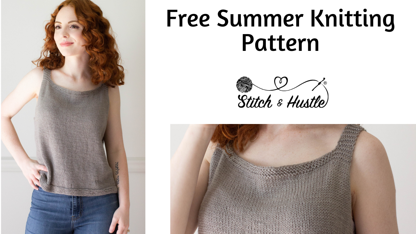 Tower Tank Top Free Knitting Pattern — Stitch & Hustle