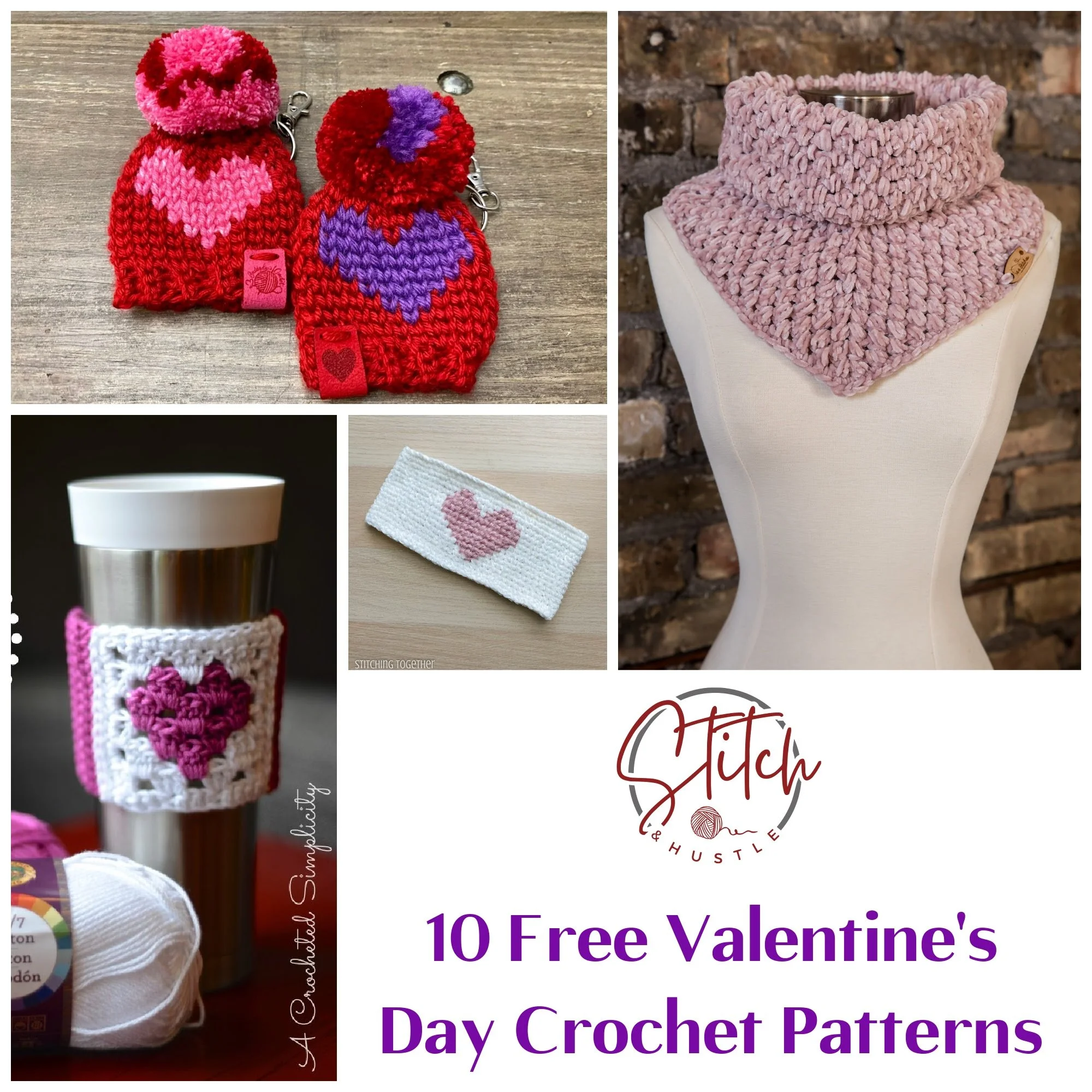 10 Free Lovely Crochet Patterns for Valentine's Day or Any Day — Stitch ...
