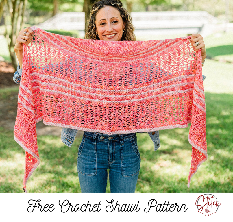 Modified Butterfly Shawl - Free Crochet Pattern — Stitch & Hustle