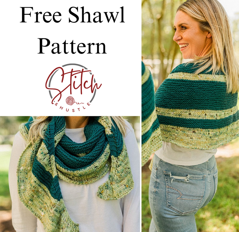 1824 South Side Chicago Knit Shawl Free Knitting Pattern — Stitch & Hustle