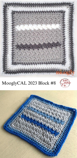 All Lined Up Blanket Square Free Crochet Pattern for 2023 Moogly CAL ...