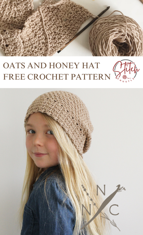 Oats & Honey Crochet Hat Free Pattern — Stitch & Hustle