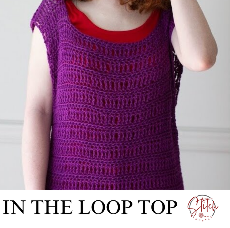 In The Loop Top Free Crochet Pattern — Stitch & Hustle