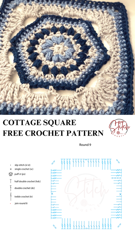 Cottage Square Free Crochet Pattern for 2021 Moogly CAL — Stitch & Hustle