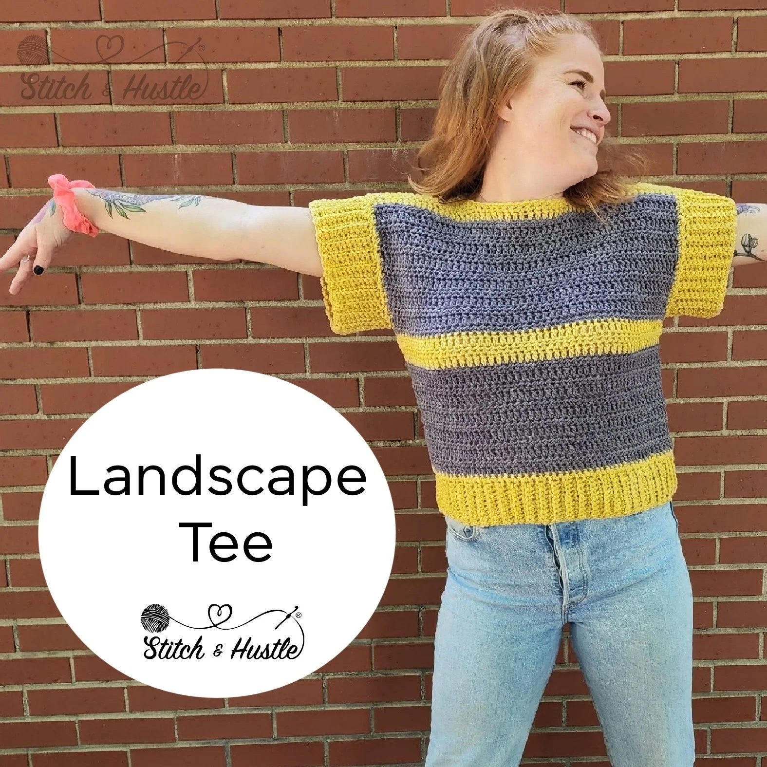 Landscape Tee Free Crochet Pattern — Stitch & Hustle