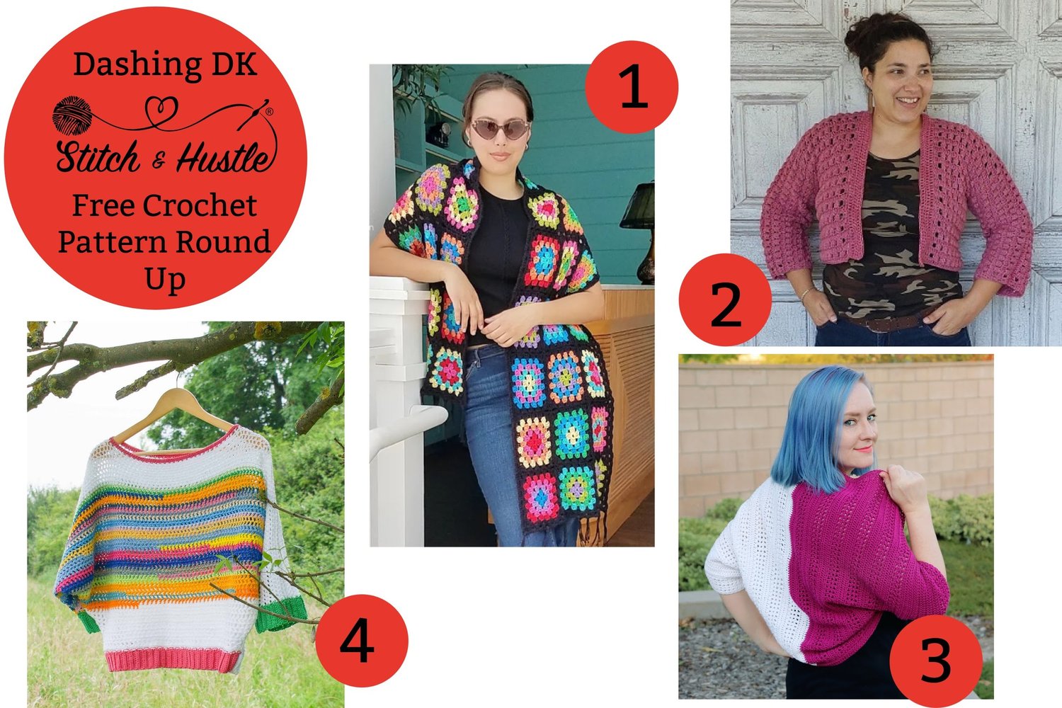 Dashing DK: 12 Free Crochet Patterns Round Up — Stitch & Hustle