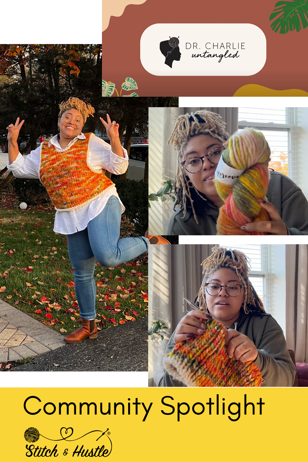 Community Spotlight: Akia of Dr. Charlie Untangled — Stitch & Hustle