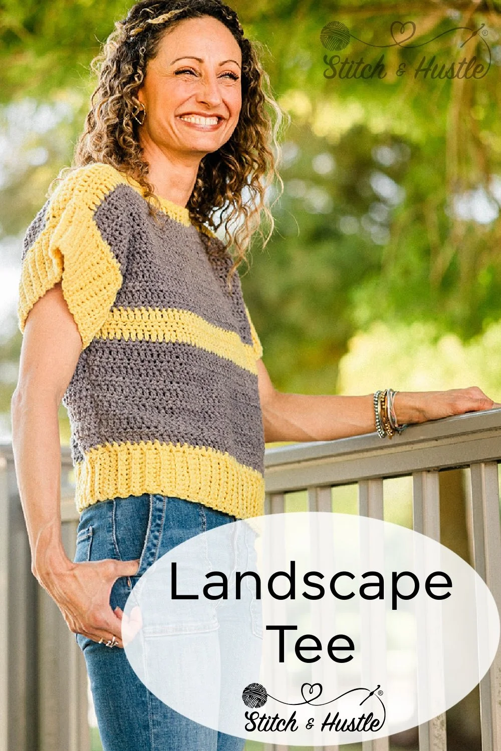 Landscape Tee Free Crochet Pattern — Stitch & Hustle