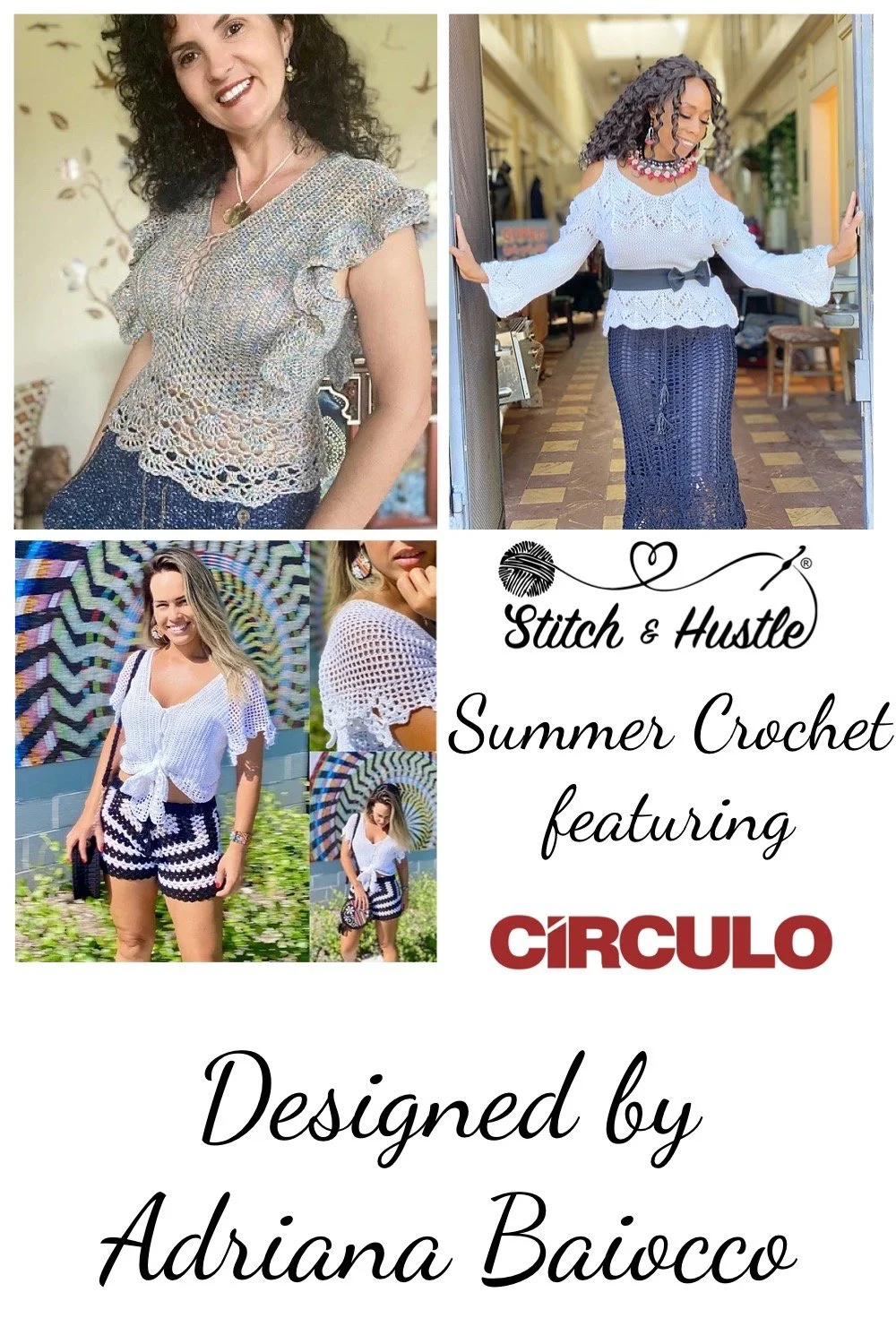 Circulo Yarns Cotton Summer Style Crochet Pattern Round Up — Stitch ...