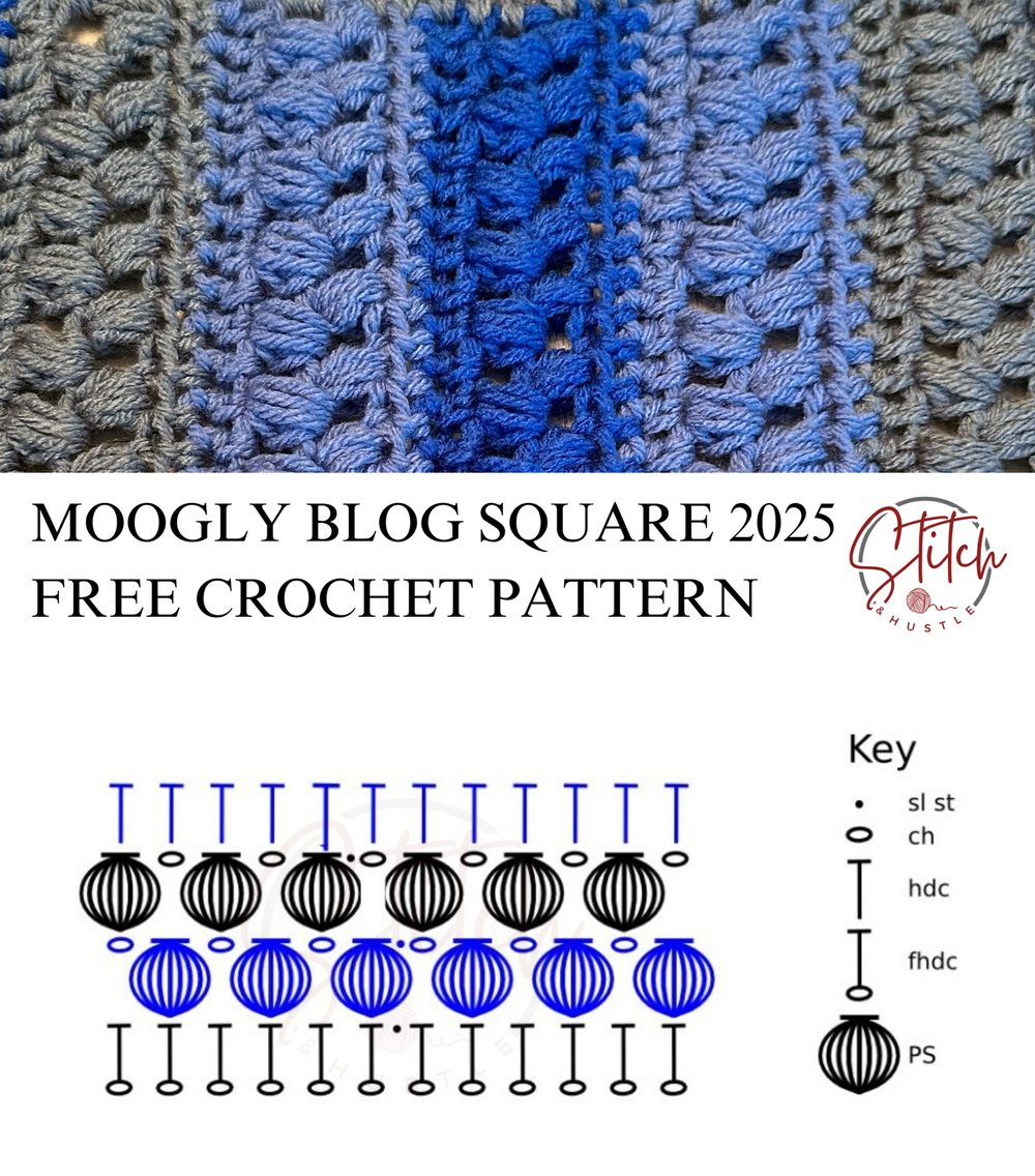 Moogly CAL 2025 Blanket Square — Stitch & Hustle
