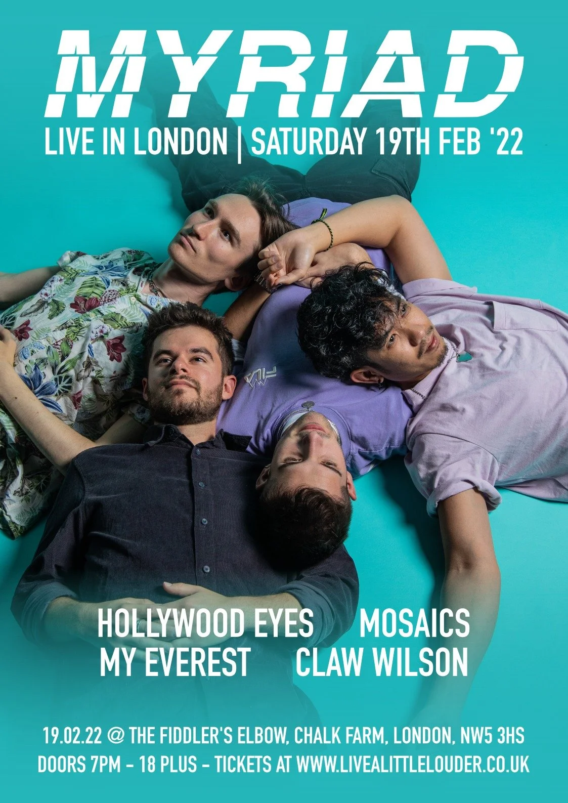 Live music gig event Camden — The Fiddlers Elbow