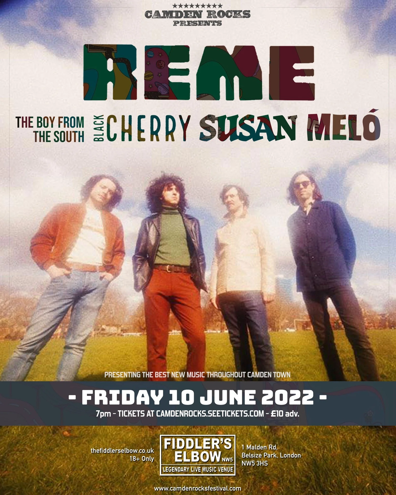 Live music gig event Camden London — The Fiddlers Elbow