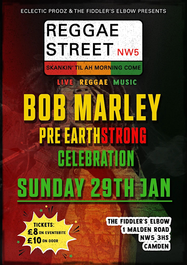 Live music gig event Camden London — The Fiddlers Elbow