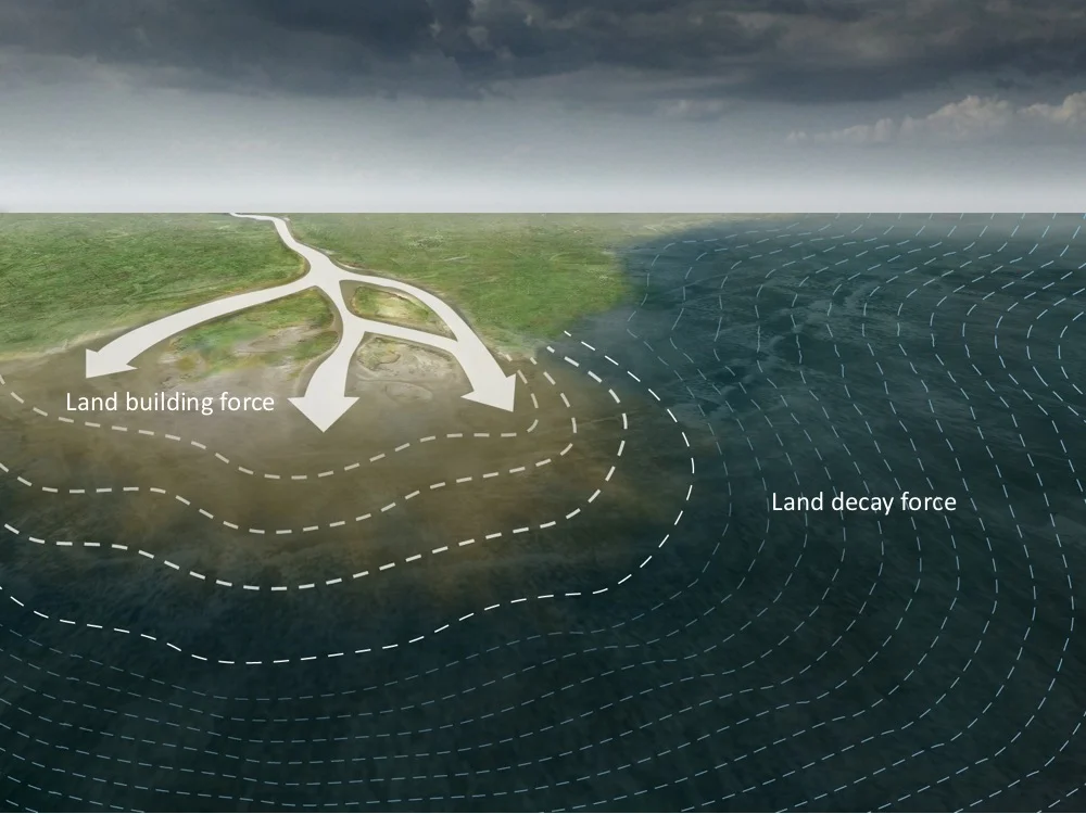 Mississippi River Delta Diagram