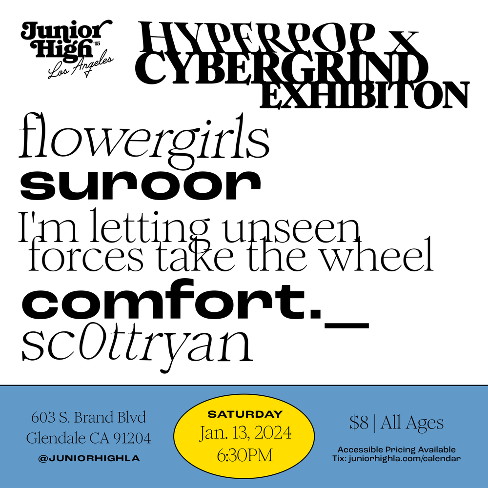 CANCELLED Hyperpop x Cybergrind Music Exhibition — Junior High