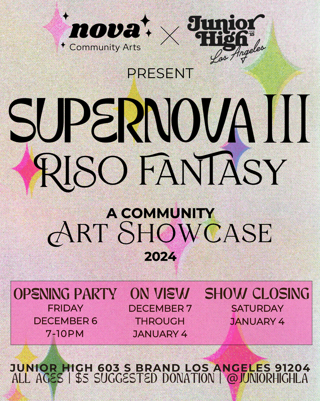 Supernova 2024 Schedule