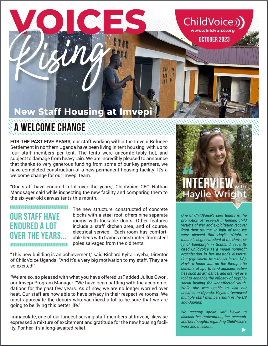Newsletters — ChildVoice