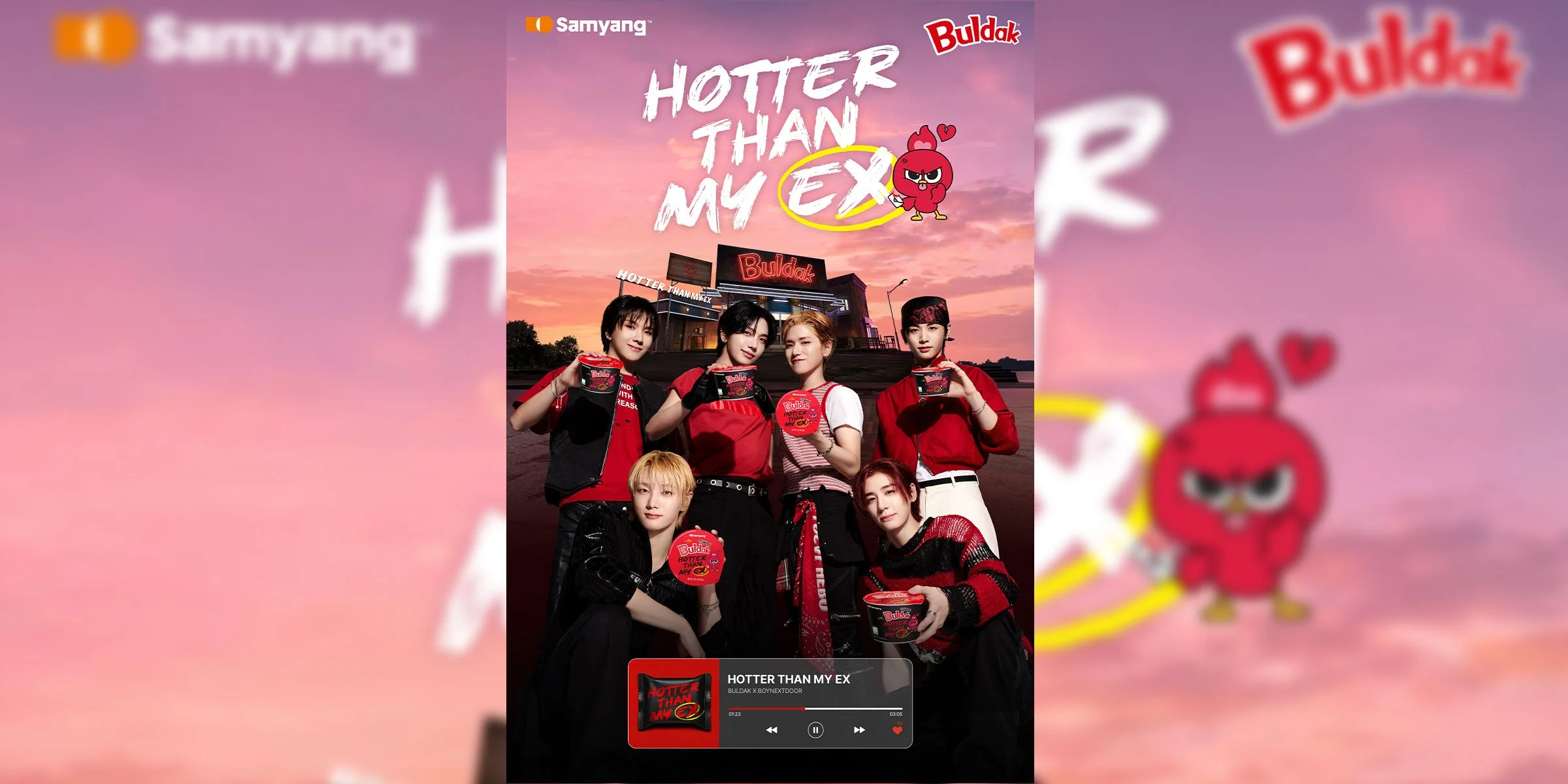 Buldak Launches “Hotter Than My Ex” Valentine’s Day Campaign with ...