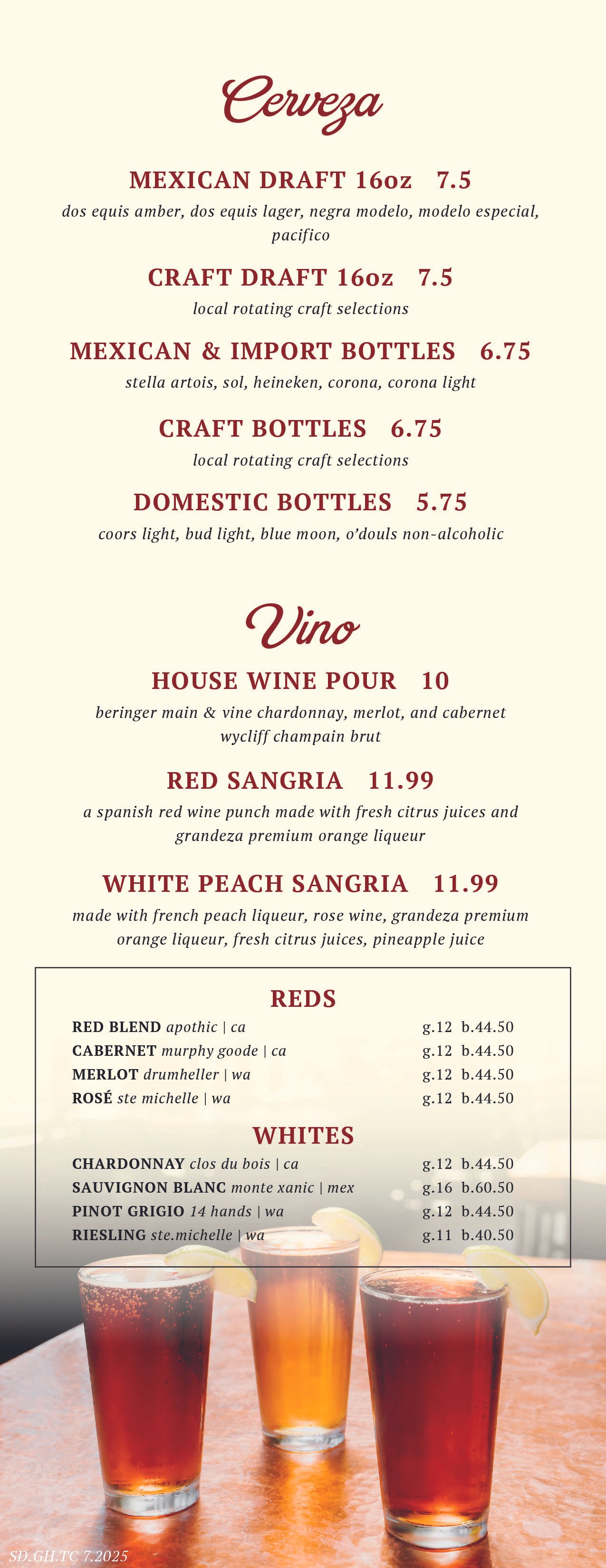 Tacoma Tequila Bar Menu | Moctezuma's