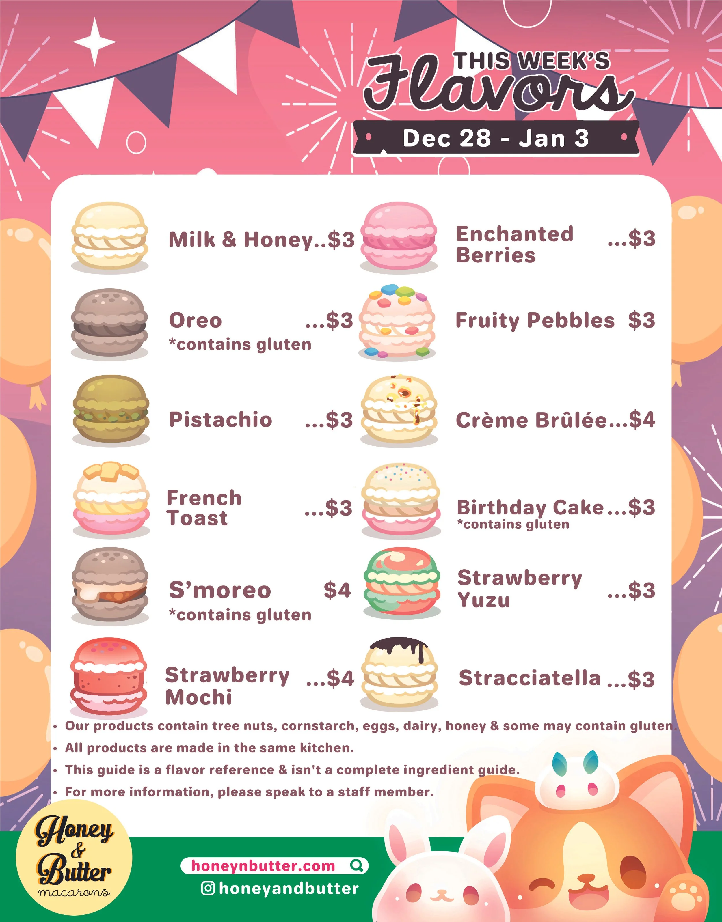 Honey & Butter Macarons