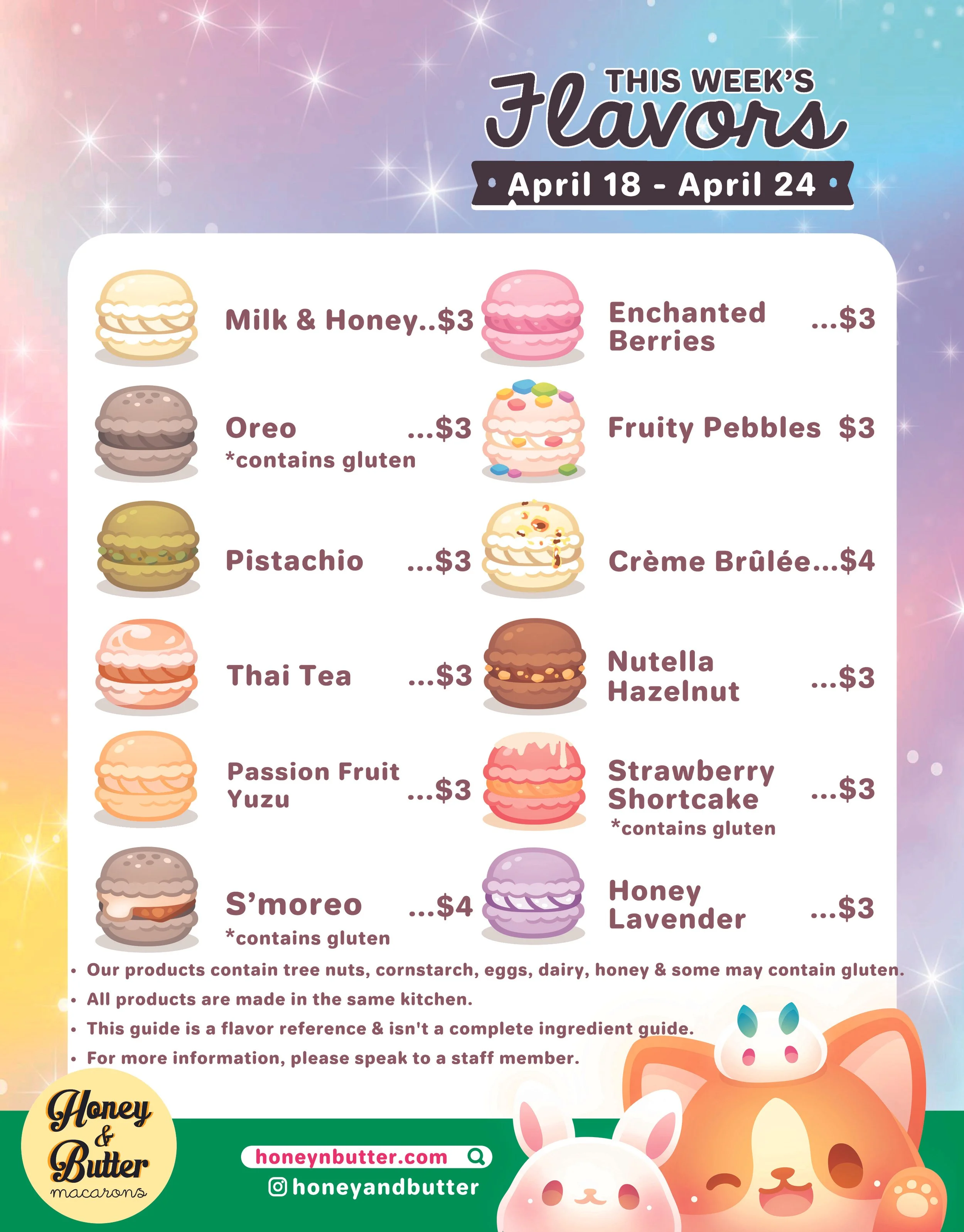 Honey & Butter Macarons