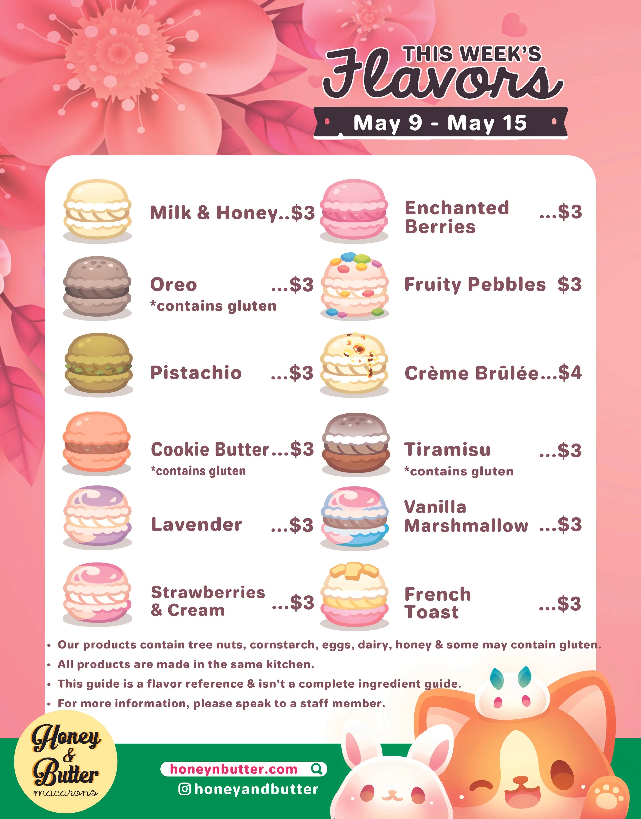 Honey & Butter Macarons