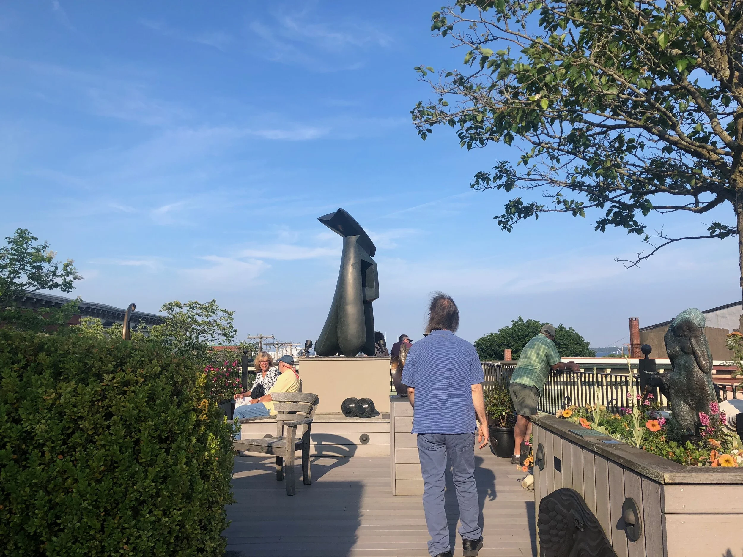 Rooftop Sculpture Garden — Harbor Square Gallery