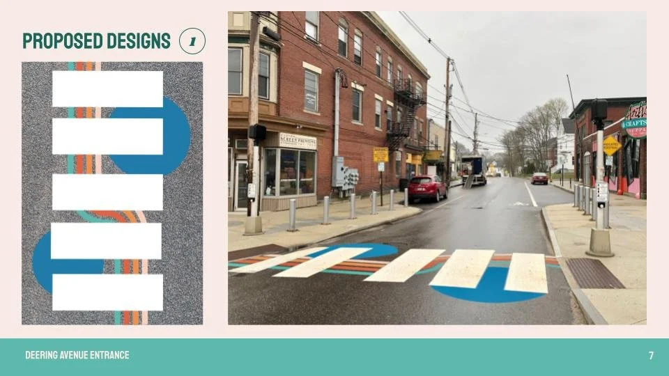 Beautifying the Corner with Crosswalk Murals — Friends of Woodfords Corner