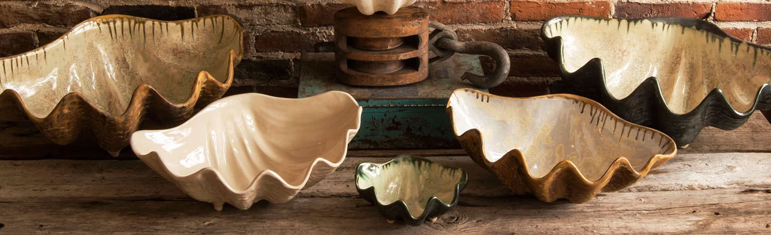 Handmade Marine Inspired Ceramic Sea Clam Bowl | AE Ceramics — Ae Ceramics