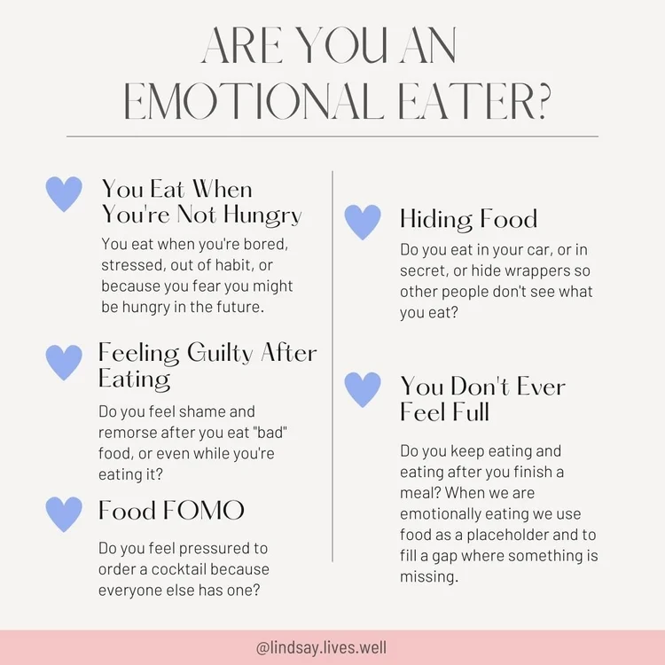 5 Signs You Are an Emotional Eater — Lindsay Lives Well