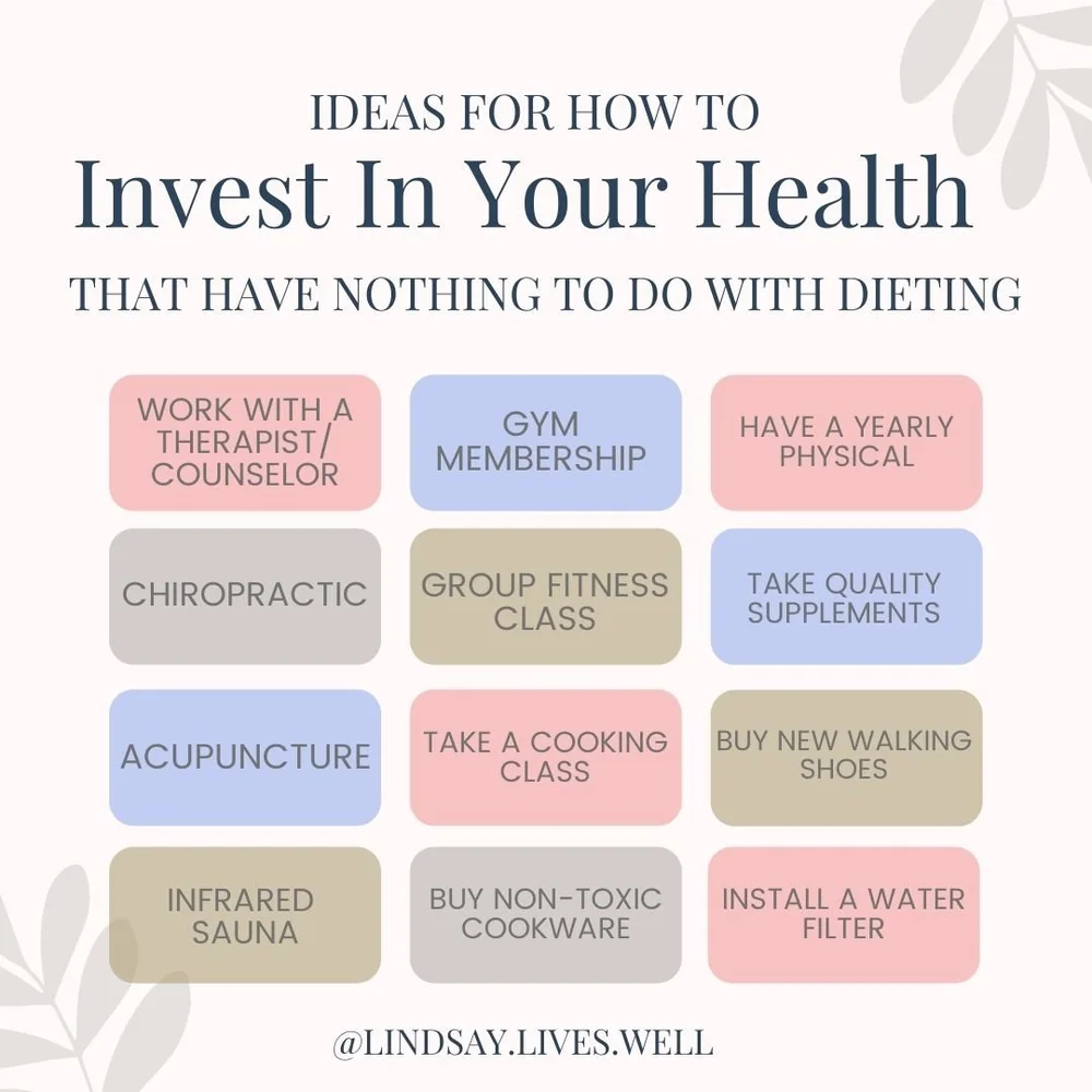 How and Why You Should Invest In Your Health — Lindsay Lives Well