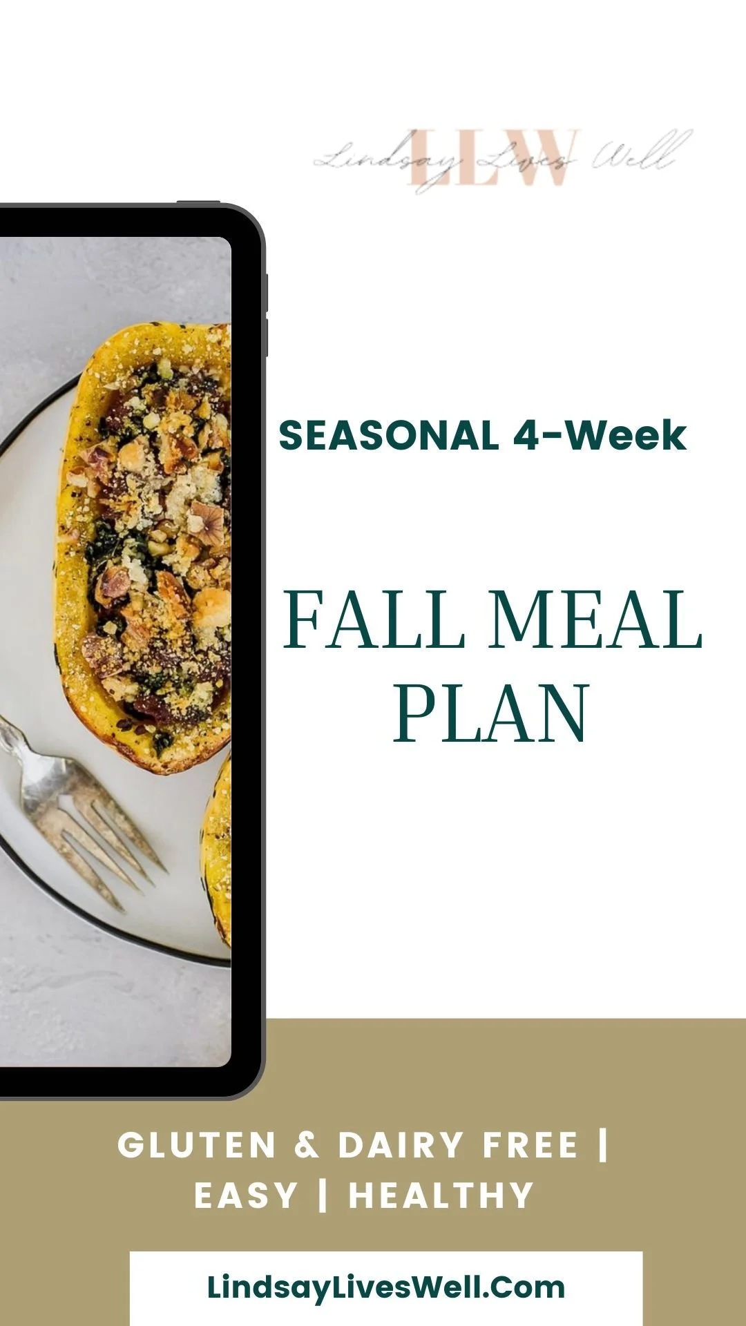 Seasonal Fall Meal Plan- Great For Back To School — Lindsay Lives Well