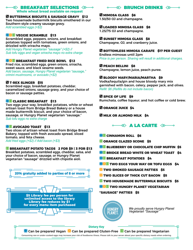 Menu — St. Louis Board Game Bar and Cafe - Pieces STL, LLC.