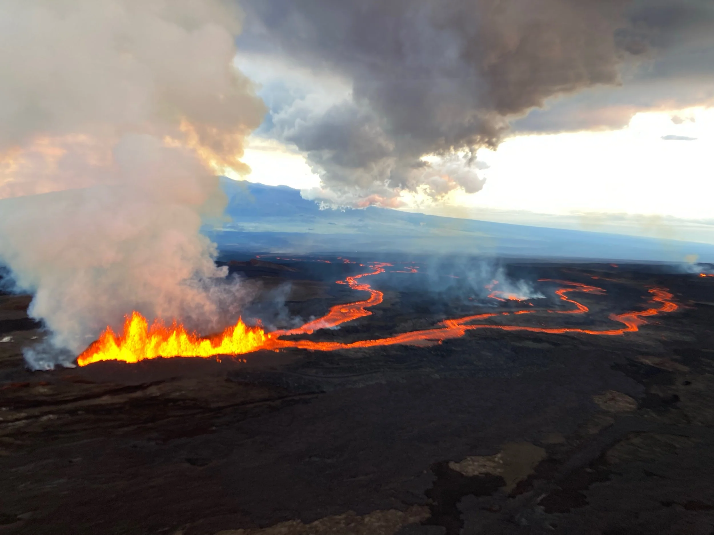Mauna Loa Volcano Map