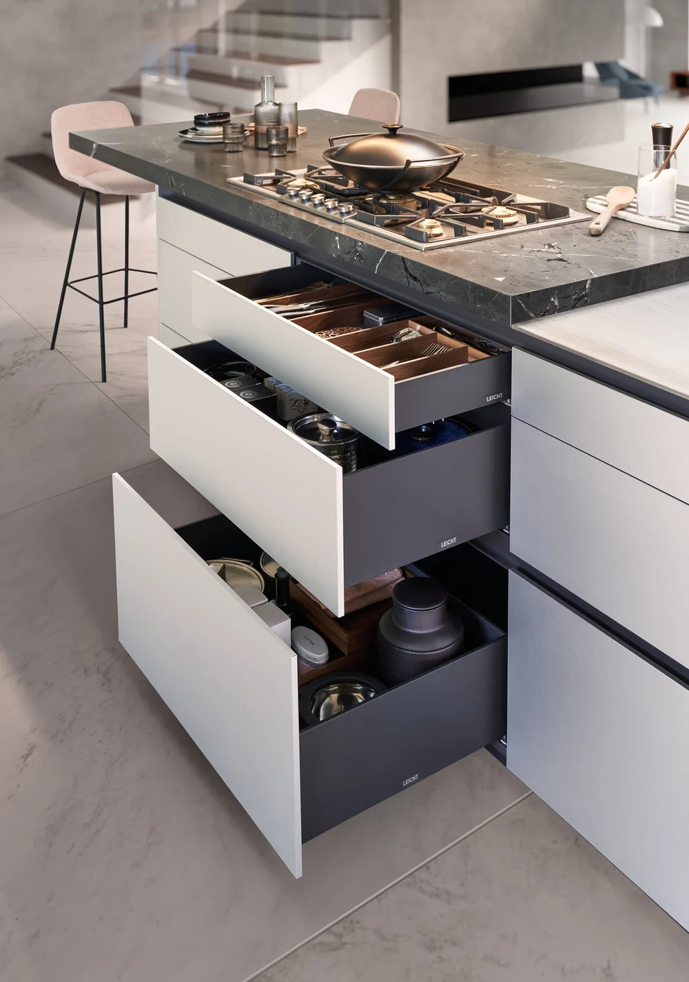 LEICHT Kitchens | LEICHT Showroom London | THE ARCHITECTURAL KITCHEN ...